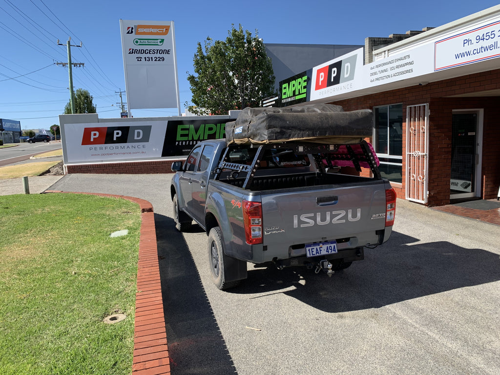 Isuzu D-Max (2012-2020) OzRoo Universal Tub Rack - Half Height & Full ...