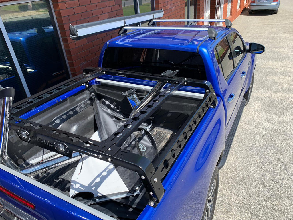 Toyota Hilux (2015-2020) OzRoo Universal Tub Rack - Half Height & Full ...