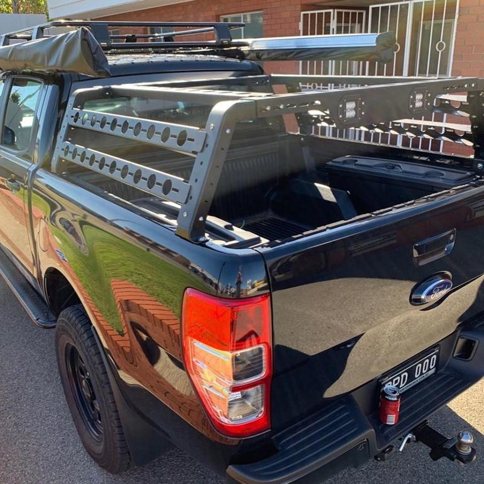 Mitsubishi Triton (2011-2015) OzRoo Universal Tub Rack - Half Height ...